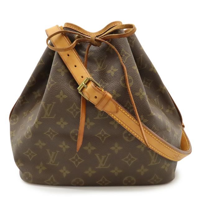 LOUIS VUITTON ルイ ヴィトン モノグラム プチノエ ショルダーバッグ セミショルダー ワンショルダー 肩掛け 巾着型 M42226