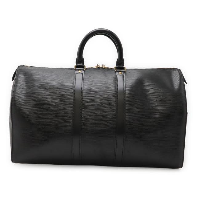 LOUIS VUITTON ルイ ヴィトン エピ キーポル45 ボストンバッグ 旅行カバン トラベルバッグ ノワール 黒 ブラック ゴールド金具 M59152