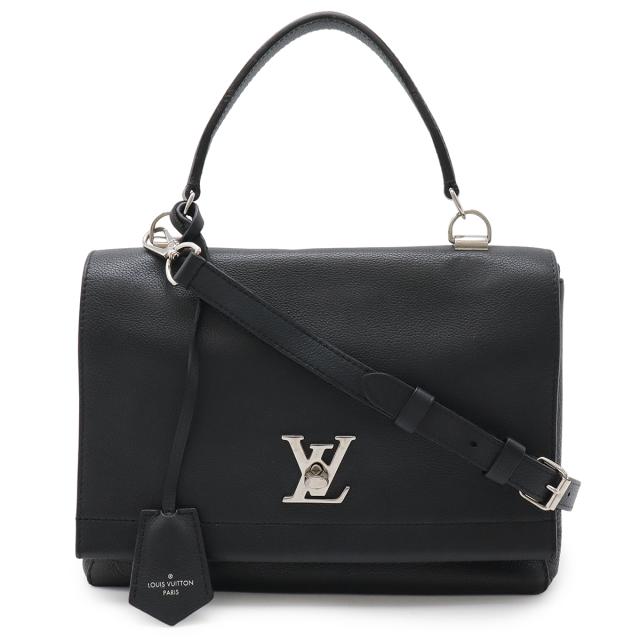 LOUIS VUITTON ルイ ヴィトン ロックミー カルターブル ハンドバッグ 2WAY ショルダーバッグ ソフトカーフレザー ノワール 黒 ブラック M50250