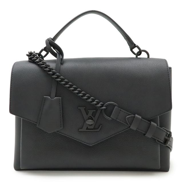 LOUIS VUITTON ルイ ヴィトン マイロックミー ハンドバッグ 2WAY チェーンショルダー ショルダーバッグ レザー ノワール 黒 ブラック M55816