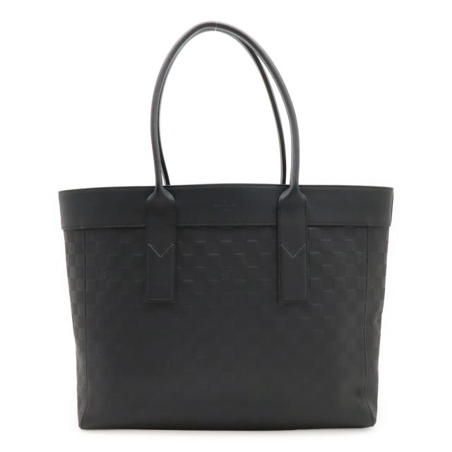 LOUIS VUITTON ルイ ヴィトン ダミエアンフィニ カバ ヴォワヤージュ トートバッグ ショルダーバッグ レザー オニキス 黒 ブラック N42239