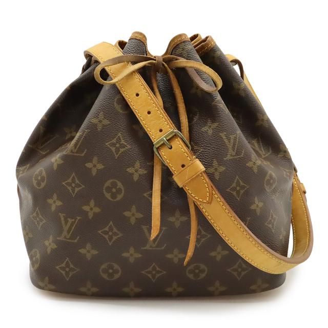 LOUIS VUITTON ルイ ヴィトン モノグラム プチノエ ショルダーバッグ セミショルダー ワンショルダー 肩掛け 巾着型 M42226