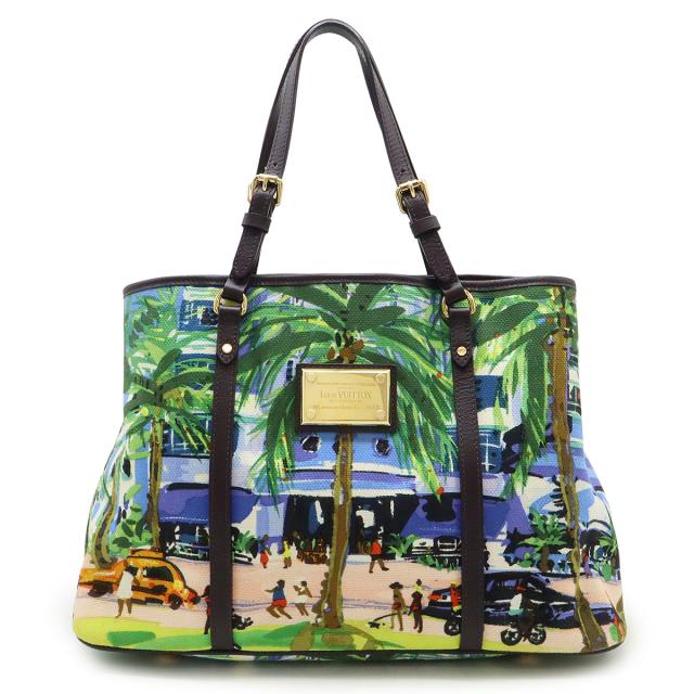 LOUIS VUITTON ルイ ヴィトン アイオール カバPM トートバッグ ショルダーバッグ リゾート柄 キャンバス プロムナード マルチカラー M93771