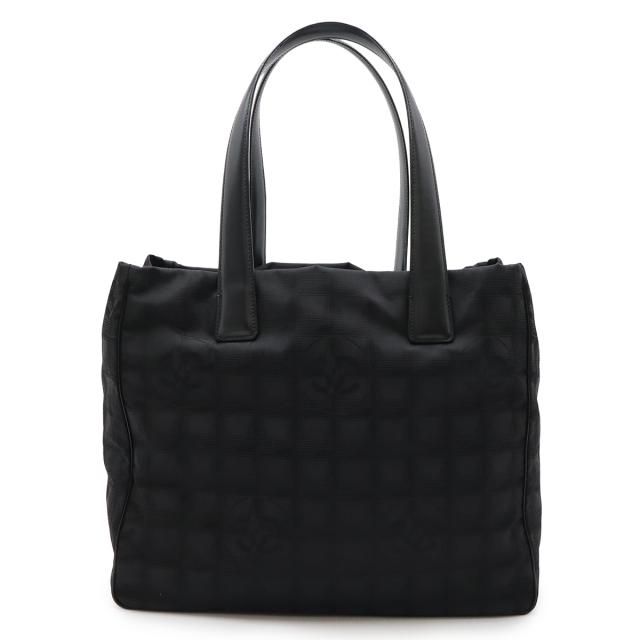 CHANEL シャネル ニュートラベルライン Newトラベルライン トートMM トートバッグ ショルダーバッグ ナイロン ブラック 黒 ゴールド金具 A15991