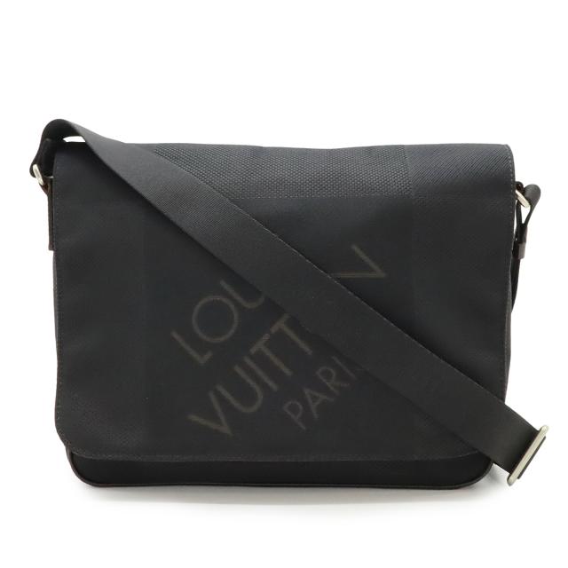 LOUIS VUITTON ルイ ヴィトン ダミエジェアン プチ メサジェ ショルダーバッグ 斜め掛け キャンバス ノワール 黒 ブラック M93618