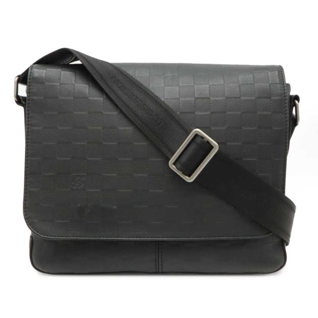 LOUIS VUITTON ルイ ヴィトン ダミエアンフィニ ディストリクトPM メッセンジャーバッグ ショルダーバッグ オニキス 黒 ブラック N41286