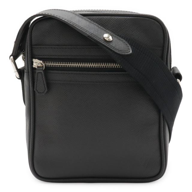 LOUIS VUITTON ルイ ヴィトン タイガ ディミトリ ショルダーバッグ 斜め掛け レザー アルドワーズ 黒 ブラック シルバー金具 M32462