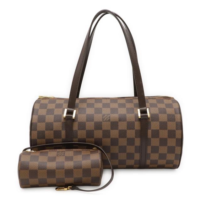 LOUIS VUITTON ルイ ヴィトン ダミエ パピヨン30 ハンドバッグ ショルダーバッグ セミショルダー ポーチ付き N51303