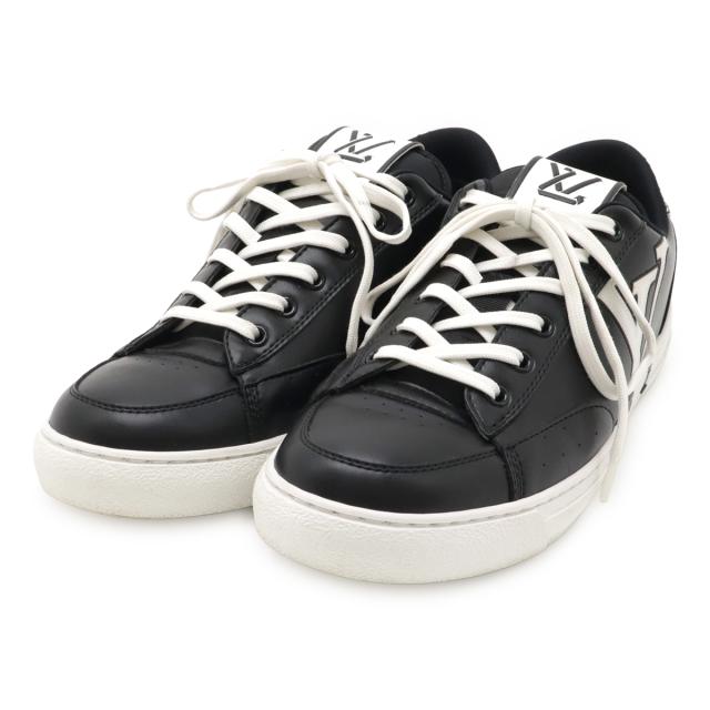 LOUIS VUITTON ルイ ヴィトン チャーリー スニーカー ローカット 靴 シューズ ブラック 黒 ホワイト 白 #7 日本サイズ約26cm 1AANI7