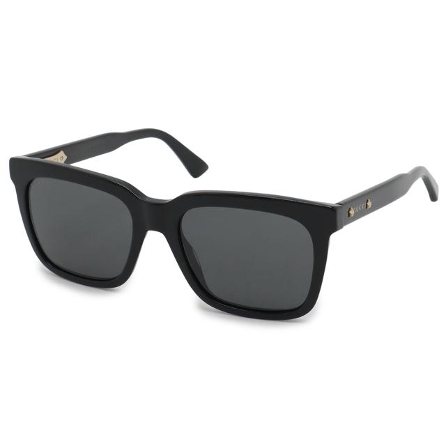 GUCCI グッチ サングラス アイウェア スクエア型 スタースタッズ 星 グレー ブラック 黒 GG0267