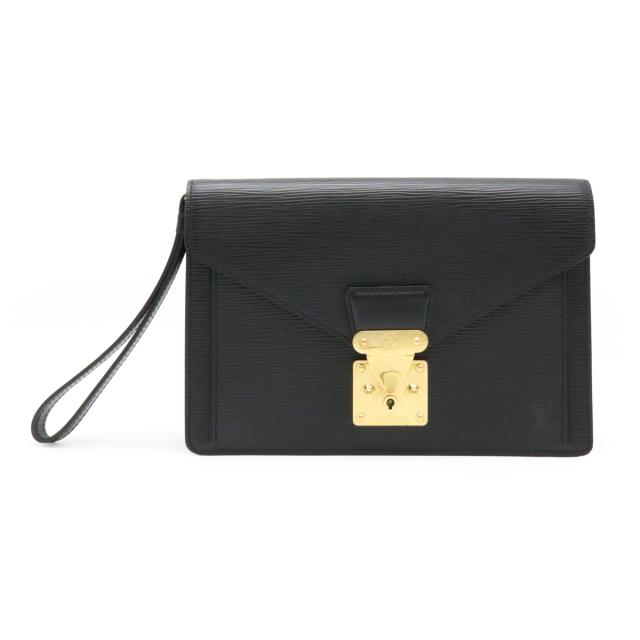 LOUIS VUITTON ルイ ヴィトン エピ ポシェット セリエ ドラゴンヌ セカンドバッグ ノワール 黒 ブラック ゴールド金具 鍵欠品 M52612