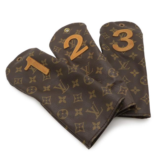 LOUIS VUITTON ルイ ヴィトン モノグラム プロテージ ボワ ゴルフ ヘッドカバー ゴルフ用品 1番〜3番 M58241 M58242 M58243