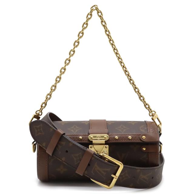 LOUIS VUITTON ルイ ヴィトン モノグラム パピヨントランク ショルダーバッグ ポシェット 2WAY チェーンショルダー M57835