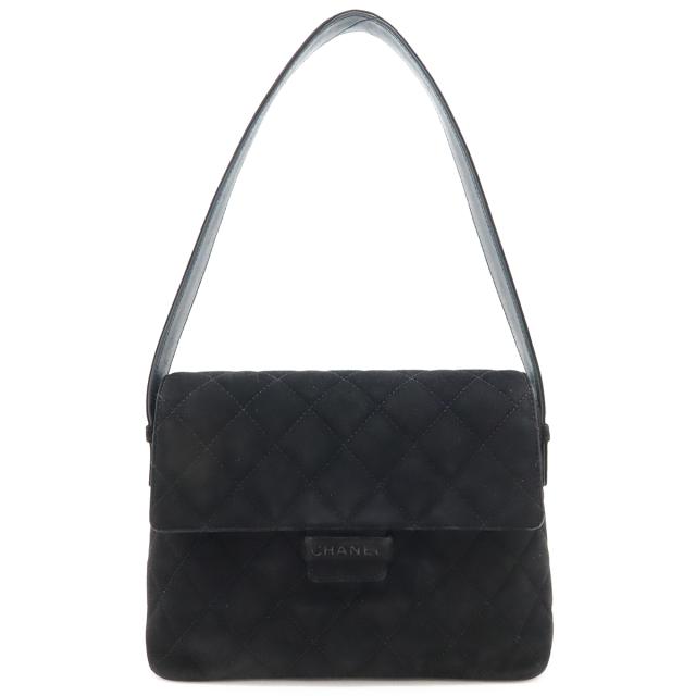 CHANEL シャネル マトラッセ ショルダーバッグ ワンショルダー セミショルダー ハンドバッグ 肩掛け スエード ブラック 黒
