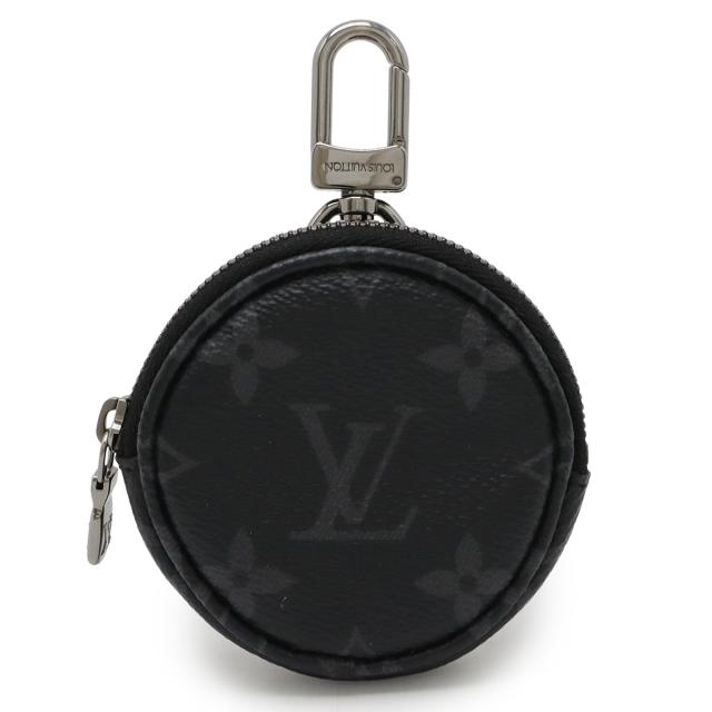 LOUIS VUITTON ルイ ヴィトン モノグラムエクリプス ポルトクレ ラウンド ケース 小銭入れ マルチケース ポーチ 小物入れ M62796