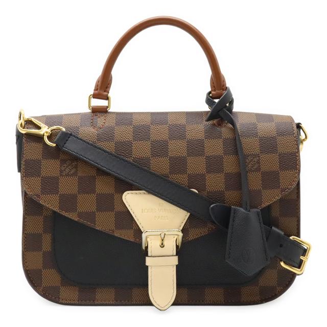 LOUIS VUITTON ルイ ヴィトン ダミエ ボーマルシェ ハンドバッグ フラップバッグ 2WAY ショルダーバッグ 斜め掛け ノワール ブラック N40146