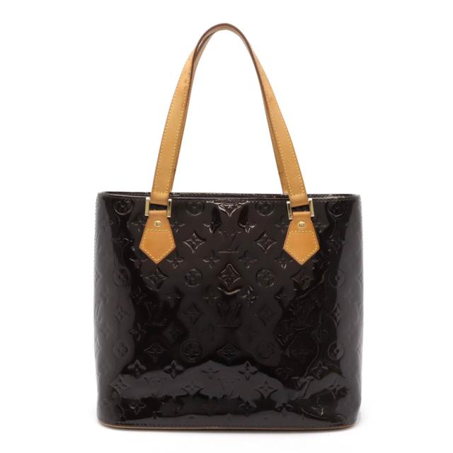 LOUIS VUITTON ルイ ヴィトン モノグラムヴェルニ ヒューストン トートバッグ ショルダーバッグ 肩掛け エナメル アマラント M91999