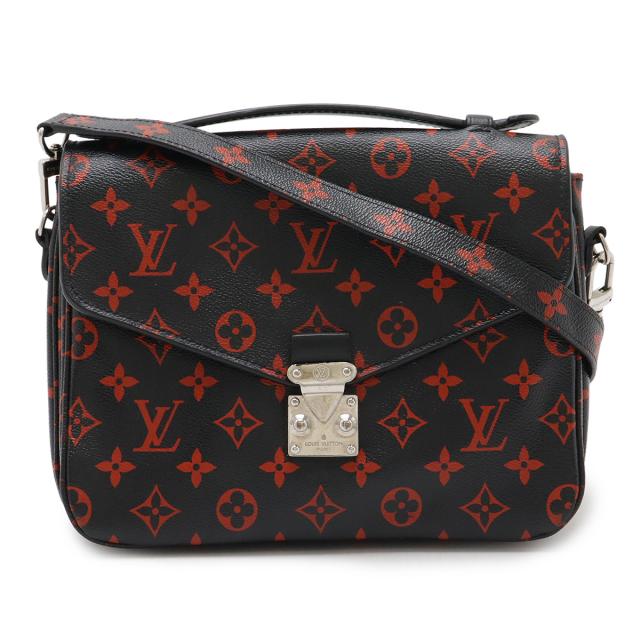LOUIS VUITTON ルイ ヴィトン モノグラムアンフラルージュ ポシェット メティスMM ハンドバッグ 2WAY ショルダーバッグ ノワール ルージュ M41462