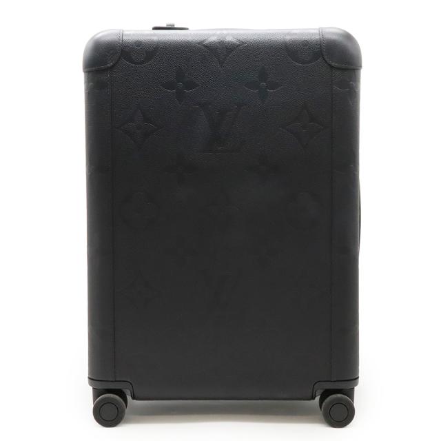 LOUIS VUITTON ルイ ヴィトン モノグラムアンプラント ホライゾン55 スーツケース キャリーバッグ キャリーケース レザー ブラック 黒 M46115