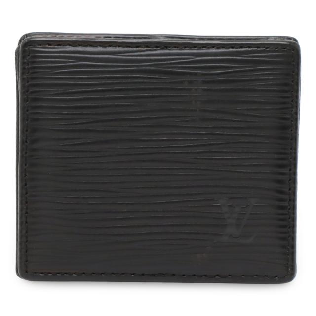 LOUIS VUITTON ルイ ヴィトン エピ ポルト モネ ボワット ケース 小銭入れ スクエア型 レザー ノワール 黒 ブラック M63692