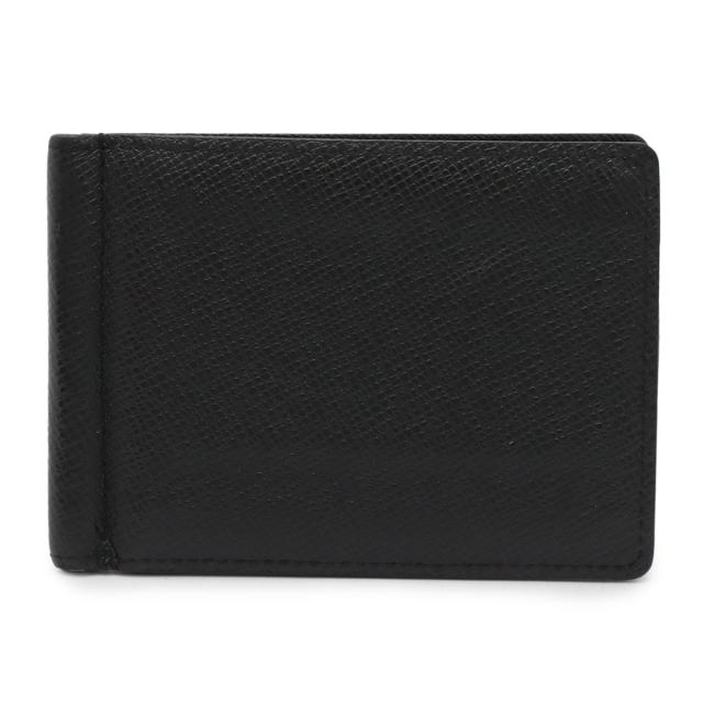 LOUIS VUITTON ルイ ヴィトン タイガ ポルトフォイユ パンス 2つ折財布 二つ折り札入れ マネークリップ レザー ノワール 黒 ブラック M62978