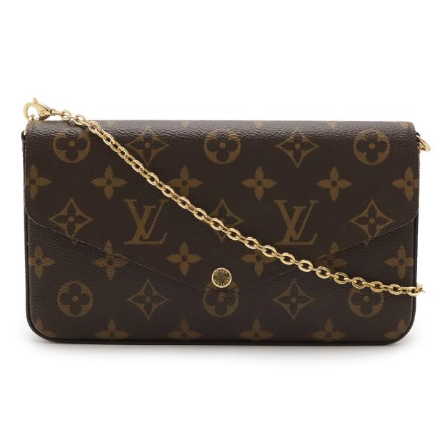 LOUIS VUITTON ルイ ヴィトン モノグラム ポシェット フェリシー フェリーチェ ショルダーバッグ 2WAYクラッチバッグ フューシャ ケース欠品 M81896