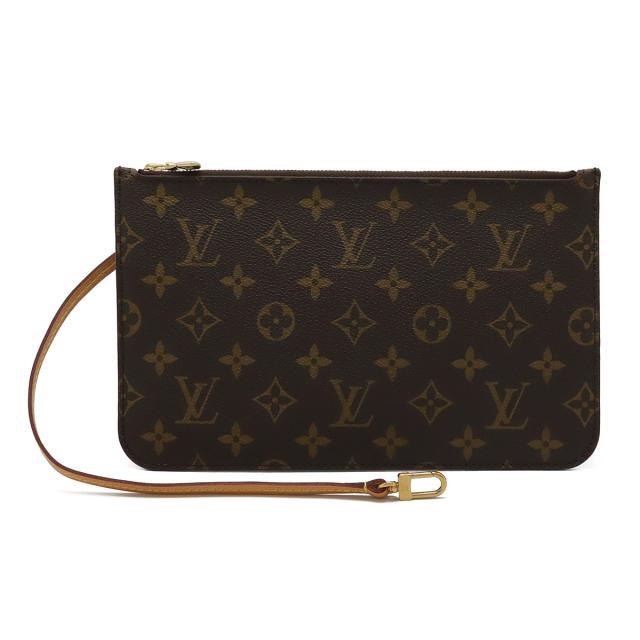 LOUIS VUITTON ルイ ヴィトン モノグラム ネヴァーフルMM ネヴァーフル用ポーチ ネヴァーフル付属品 ポーチのみ ベージュ M40995