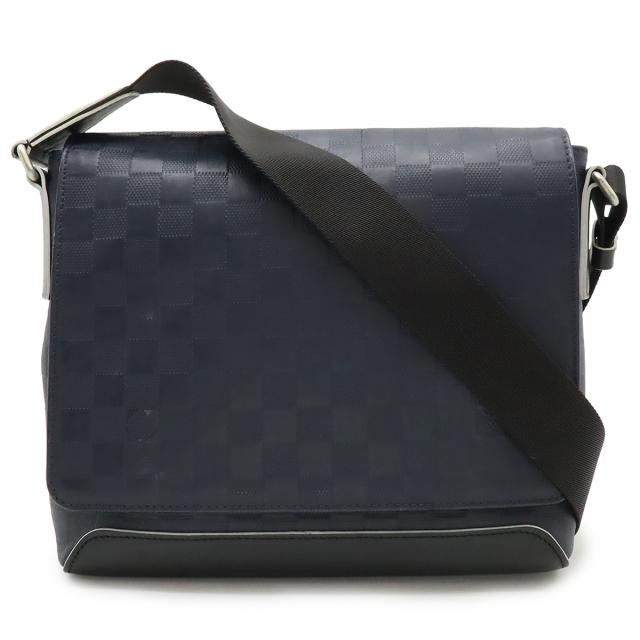 LOUIS VUITTON ルイ ヴィトン ダミエアンフィニ ディストリクトPM ショルダーバッグ メッセンジャーバッグ アストラル ネイビー N41034