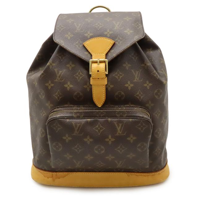 LOUIS VUITTON ルイ ヴィトン モノグラム モンスリGM リュックサック バッグパック ショルダーバッグ M51135
