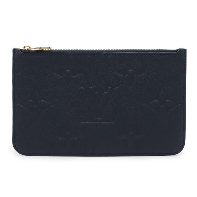LOUIS VUITTON ルイ ヴィトン モノグラムアンプラント ネヴァーフルMM ネヴァーフル用ポーチ ポーチのみ 付属品 ネイビー 紺 ストラップ欠品 M47143