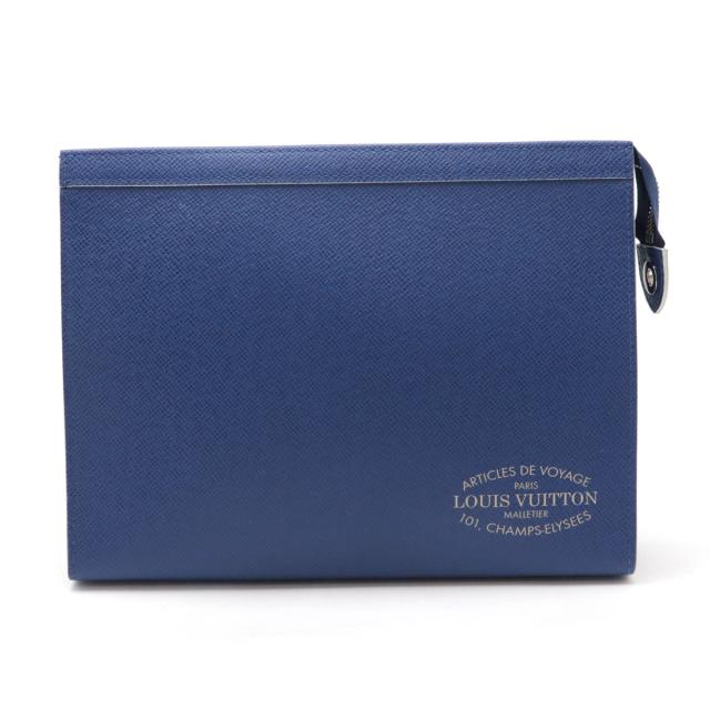 LOUIS VUITTON ルイ ヴィトン タイガ ポシェット ヴォワヤージュMM セカンドバッグ クラッチバッグ コバルト 青 ブルー M30399