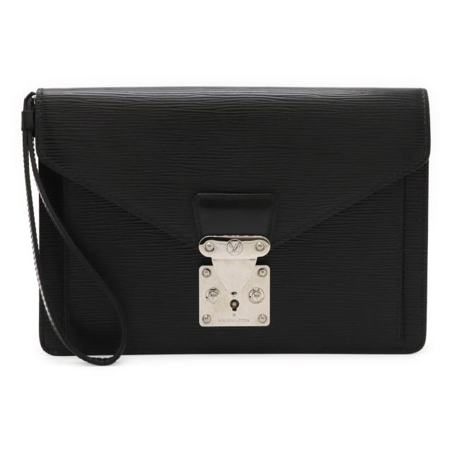 LOUIS VUITTON ルイ ヴィトン エピ ポシェット セリエ ドラゴンヌ セカンドバッグ ノワール 黒 ブラック シルバー金具 ベタなし M52762