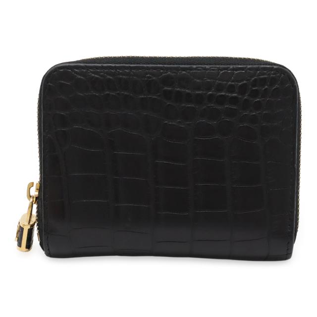 LOUIS VUITTON ルイ ヴィトン ジッピーパース ケース 小銭入れ クロコダイル エキゾチックレザー ブラック 黒 ゴールド金具 M94321