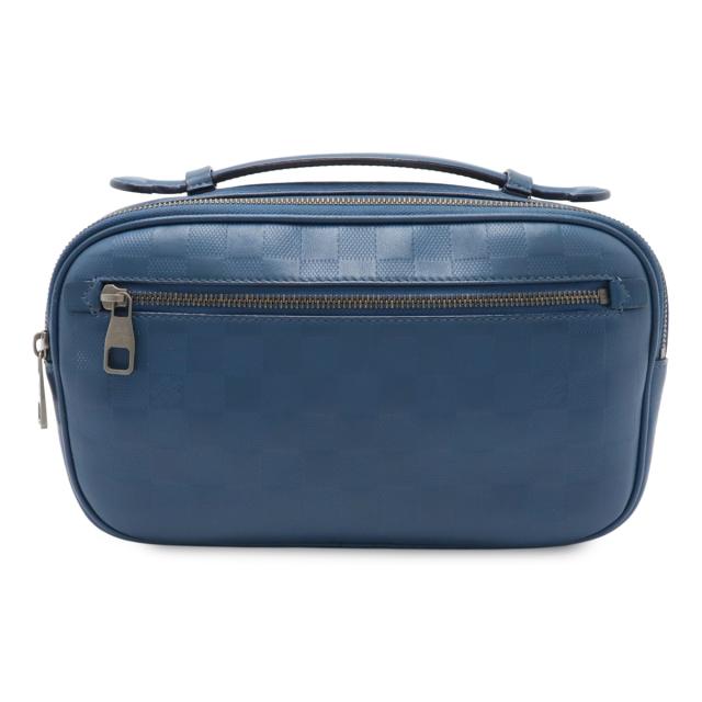 LOUIS VUITTON ルイ ヴィトン ダミエアンフィニ アンブレール ボディバッグ ショルダーバッグ 2WAY ハンドバッグ ネプテューヌ 青 ブルー N41354