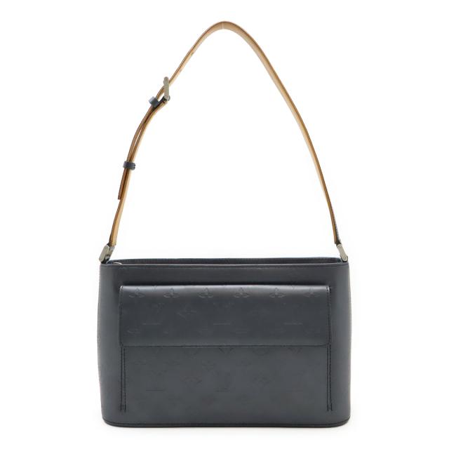 LOUIS VUITTON ルイ ヴィトン モノグラムマット アルストン ショルダーバッグ セミショルダー ワンショルダー 肩掛け ブルー M55125