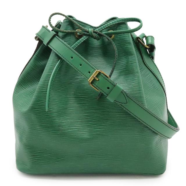LOUIS VUITTON ルイ ヴィトン エピ プチノエ ショルダーバッグ セミショルダー ワンショルダー 巾着型 ボルネオグリーン 緑 M44104