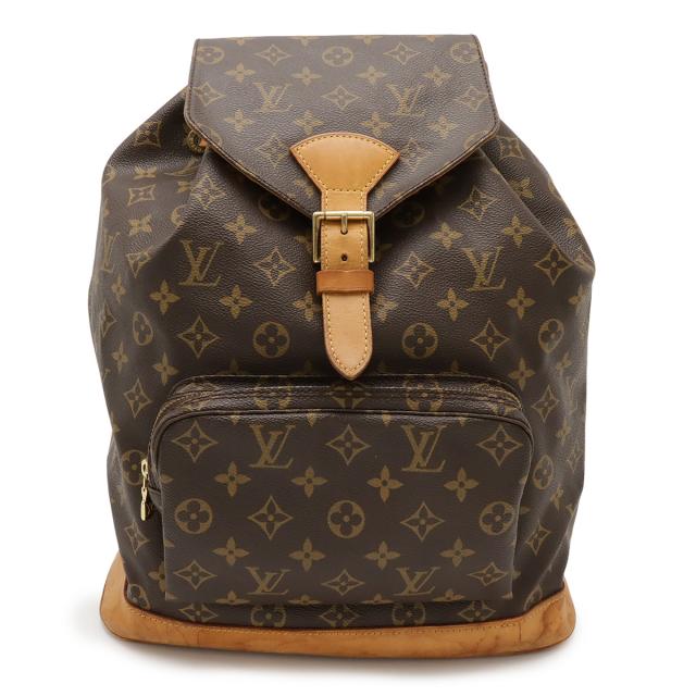 LOUIS VUITTON ルイ ヴィトン モノグラム モンスリGM リュックサック バッグパック ショルダーバッグ M51135