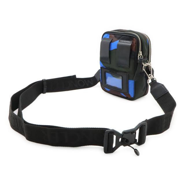 MONCLER モンクレール DETOUR デトワール カモフラージュ　クロスボディバッグ ベルトバッグ 3WAY ショルダーバッグ ポーチ ナイロン ブラック 黒 MONCLER モンクレール DETOUR デトワール カモフラージュ クロスボディ