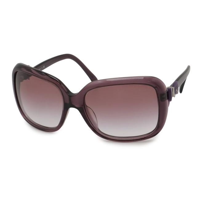 CHANEL シャネル リボン ココマーク サングラス アイウェア スクエアシェイプ パープルグラデーション クリアパープル 60□17 135 5171