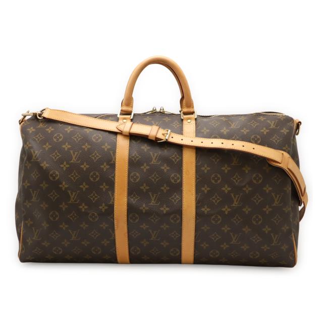 LOUIS VUITTON ルイ ヴィトン モノグラム キーポル バンドリエール55 ボストンバッグ 旅行カバン トラベルバッグ 2WAY ショルダーバッグ M41414