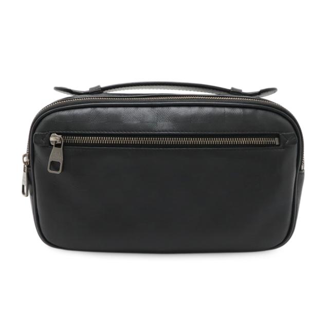 LOUIS VUITTON ルイ ヴィトン ダミエアンフィニ アンブレール ボディバッグ ウエストバッグ 2WAY レザー オニキス 黒 ブラック N41288