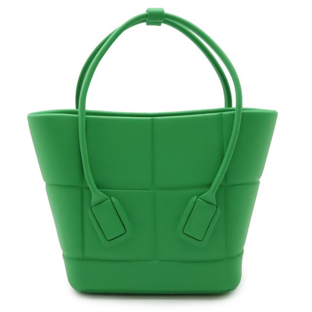 BOTTEGA VENETA ボッテガ ヴェネタ ボッテガベネタ マキシイントレチャート THE ARCO ザ アルコ トートバッグ ラバー グリーン 緑 691194