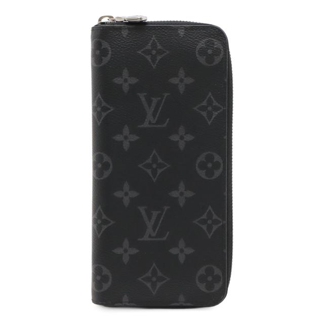 LOUIS VUITTON ルイ ヴィトン モノグラムエクリプス ジッピーウォレット ヴェルティカル ラウンドファスナー 長財布 メンズ M62295