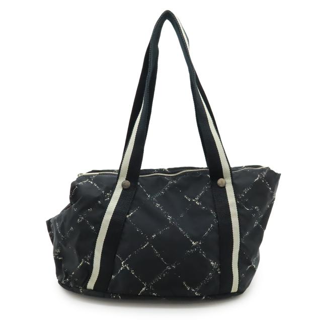 CHANEL シャネル トラベルライン ドッグキャリー ペット用キャリーバッグ トートバッグ 犬 猫 ペット ナイロン ブラック 黒 レッド 赤
