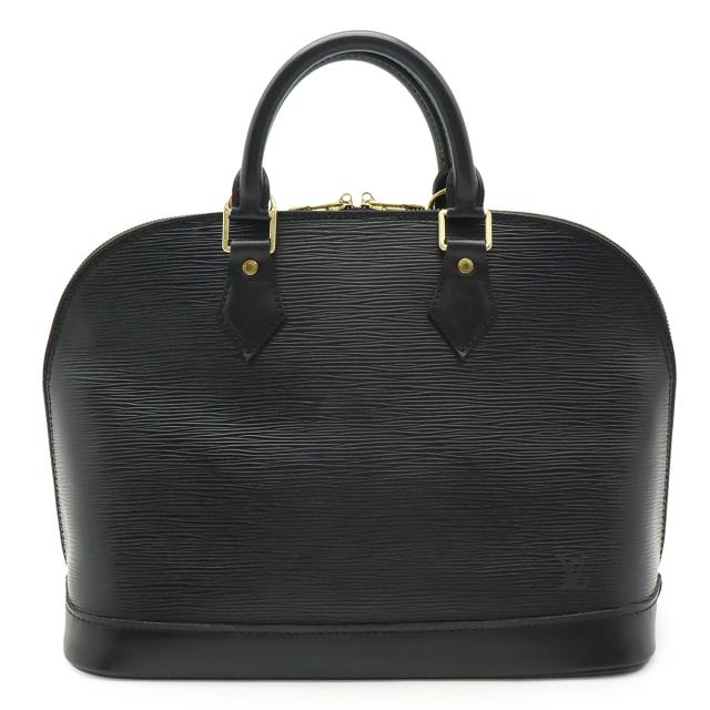 LOUIS VUITTON ルイ ヴィトン エピ アルマ ハンドバッグ レザー ノワール 黒 ブラック ゴールド金具 M52142