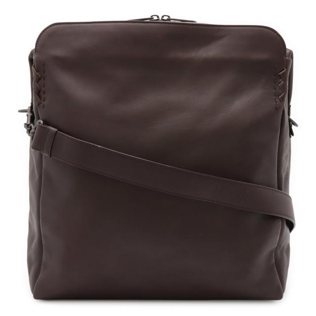 BOTTEGA VENETA ボッテガ ヴェネタ ボッテガベネタ ショルダーバッグ メッセンジャーバッグ 斜め掛け レザー ボルドーブラウン