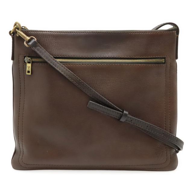 LOUIS VUITTON ルイ ヴィトン ユタ サックプラ ショルダーバッグ 斜め掛け レザー カフェ 茶 ダークブラウン M92073