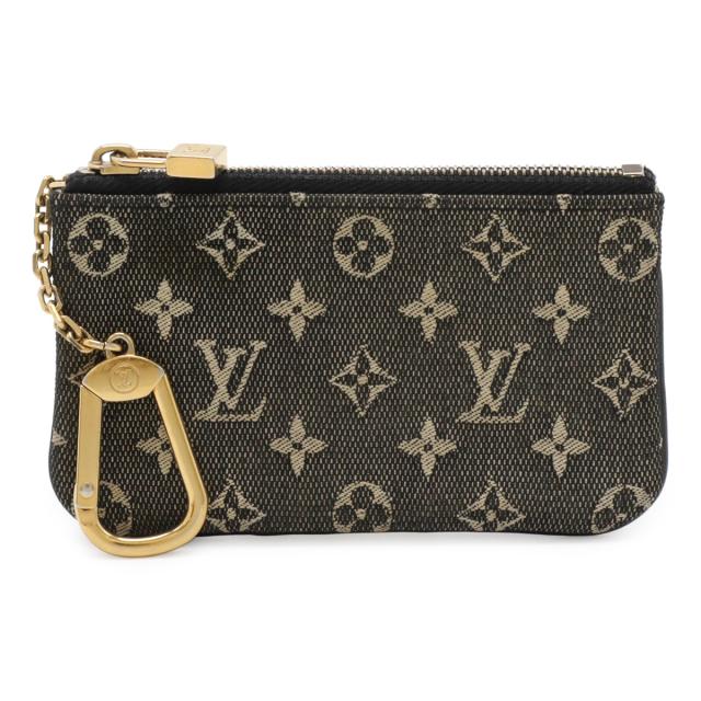 LOUIS VUITTON ルイ ヴィトン モノグラムミニ ポシェット クレ ケース 小銭入れ パース ノワール 黒 ブラック キーフック付き M92435
