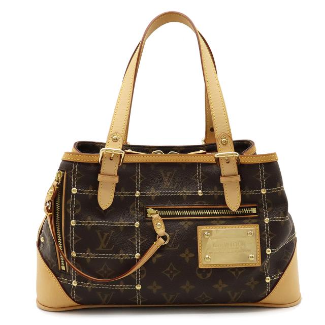 LOUIS VUITTON ルイ ヴィトン モノグラム リヴェット リベット トートバッグ ショルダーバッグ ステッチ M40140