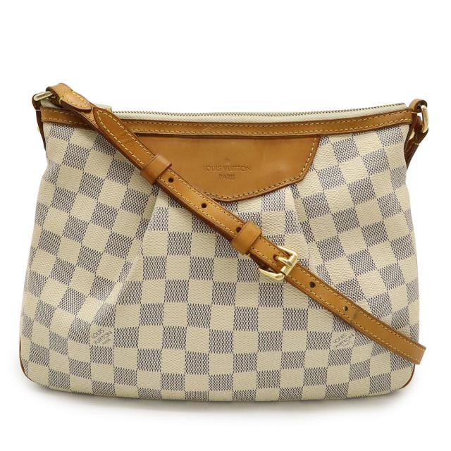 LOUIS VUITTON ルイ ヴィトン ダミエアズール シラクーサPM ショルダーバッグ 斜め掛け イニシャル入り N41113